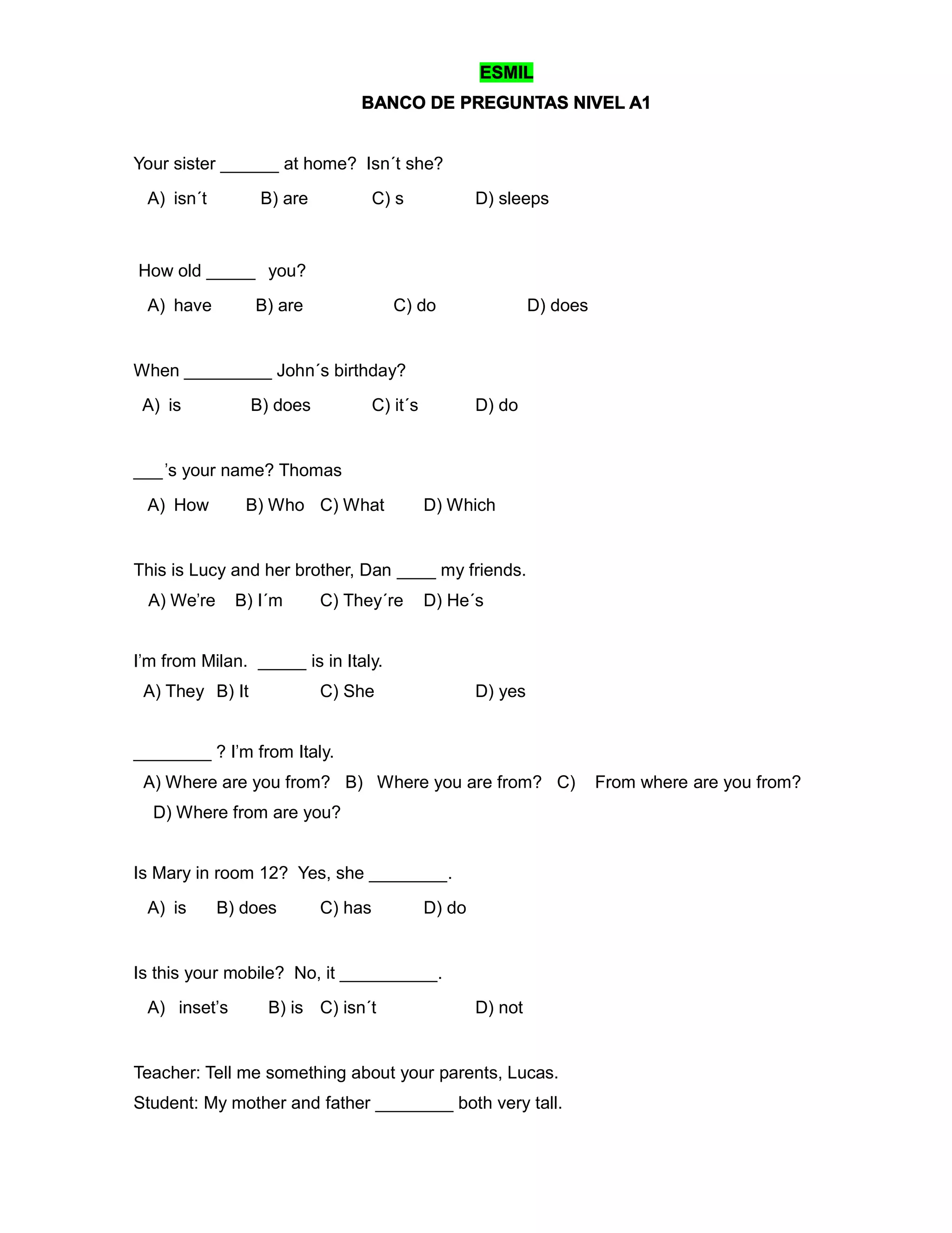 6. PRESGUNTAS_INGLES NIVEL A1.pdf