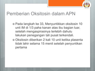 Pemberian Oksitosin | PPTX