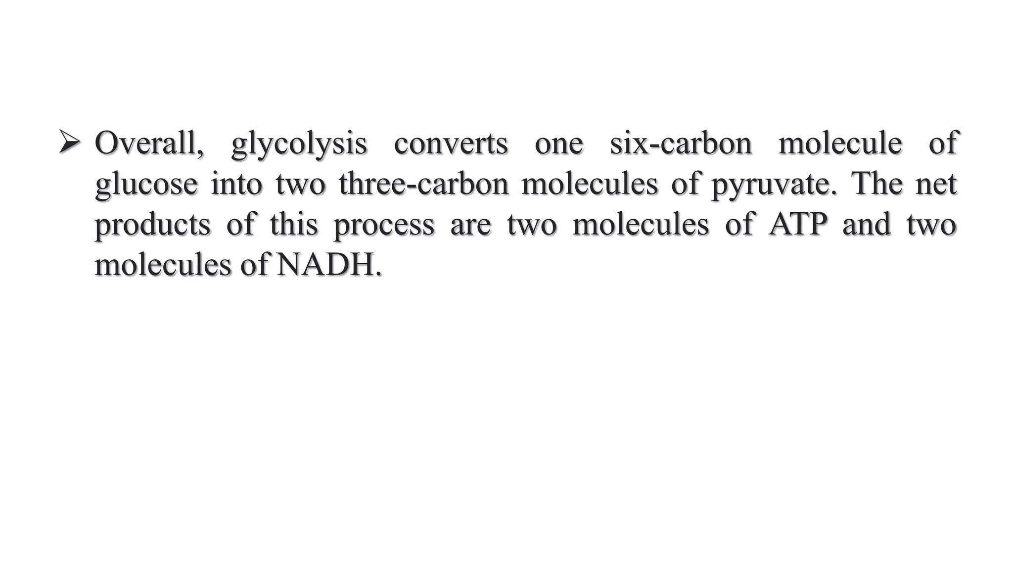 6. Glycolysis (Biochemistry) | PPTX
