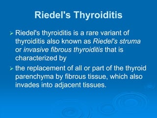 6.1.THYROIDITIS.ppt | Thyroid Disorders | Endocrine and Metabolic Diseases
