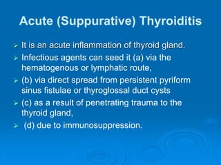 6.1.THYROIDITIS.ppt | Thyroid Disorders | Endocrine and Metabolic Diseases