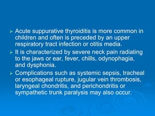 6.1.THYROIDITIS.ppt | Thyroid Disorders | Endocrine and Metabolic Diseases