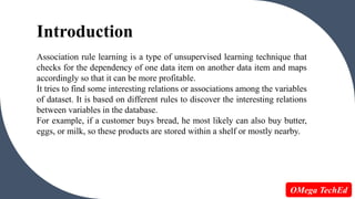 Association Rule mining | PPTX