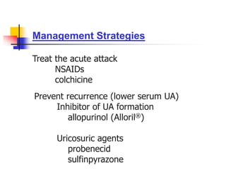 6. Gout pharmacology | PDF