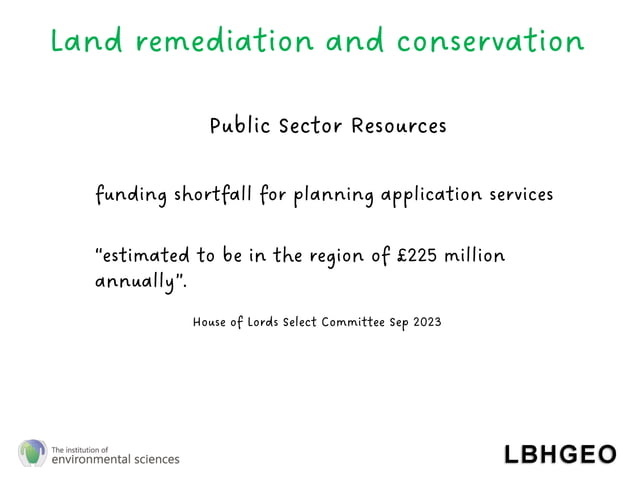 Land remediation and conservation - the interaction of regulatory regimes | PPT