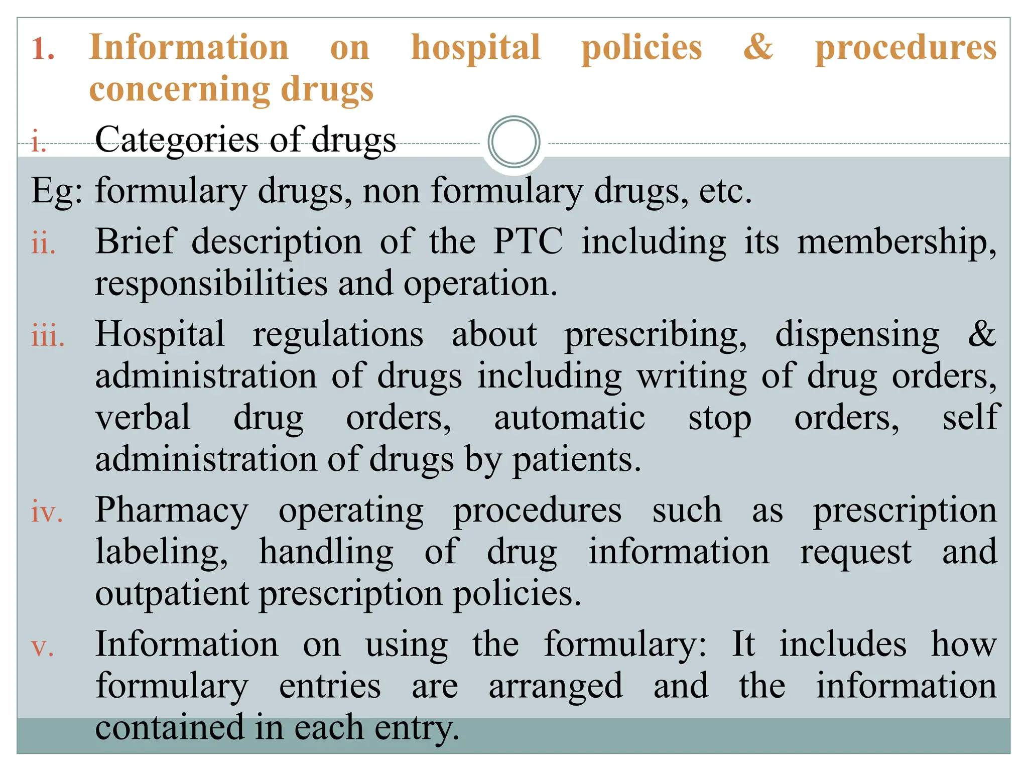 HOSPITALFORMULARY system in hospital organization | PPTX