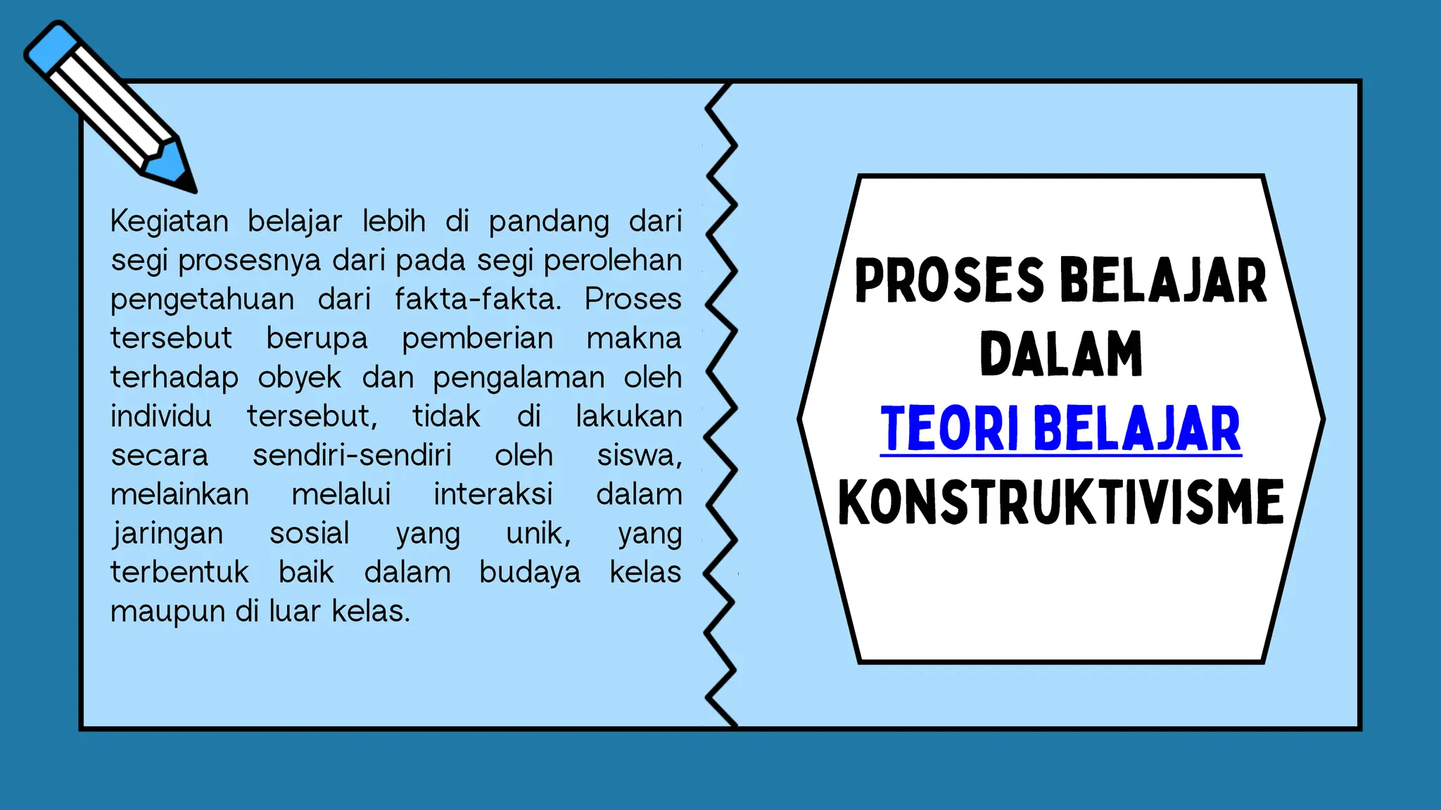 Teori Belajar Konstruktivisme dalam pendidikan | PPT