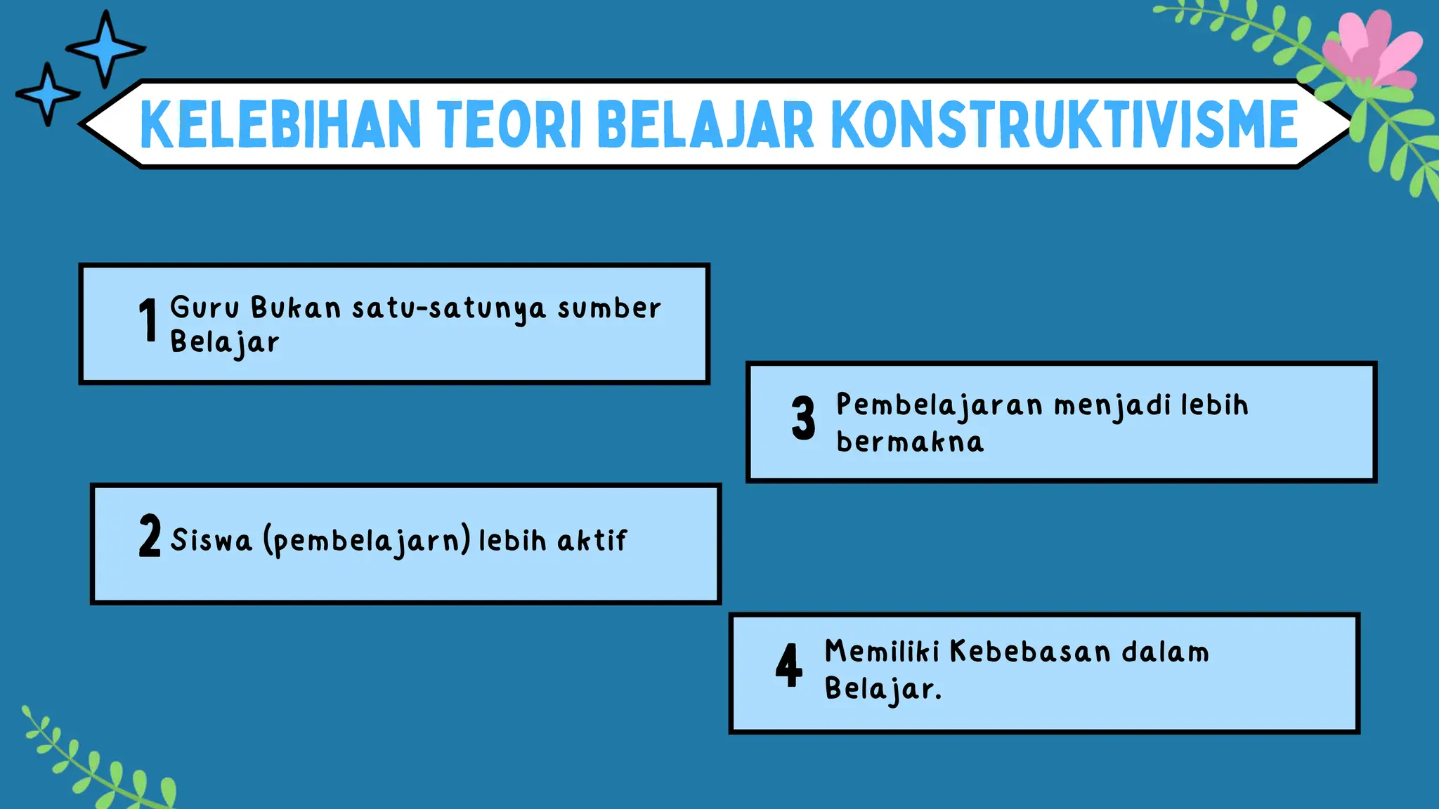 Teori Belajar Konstruktivisme dalam pendidikan | PPT