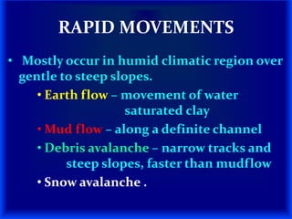 6. GEOMORPHIC PROCESSES.pptx in the land forms | PPTX