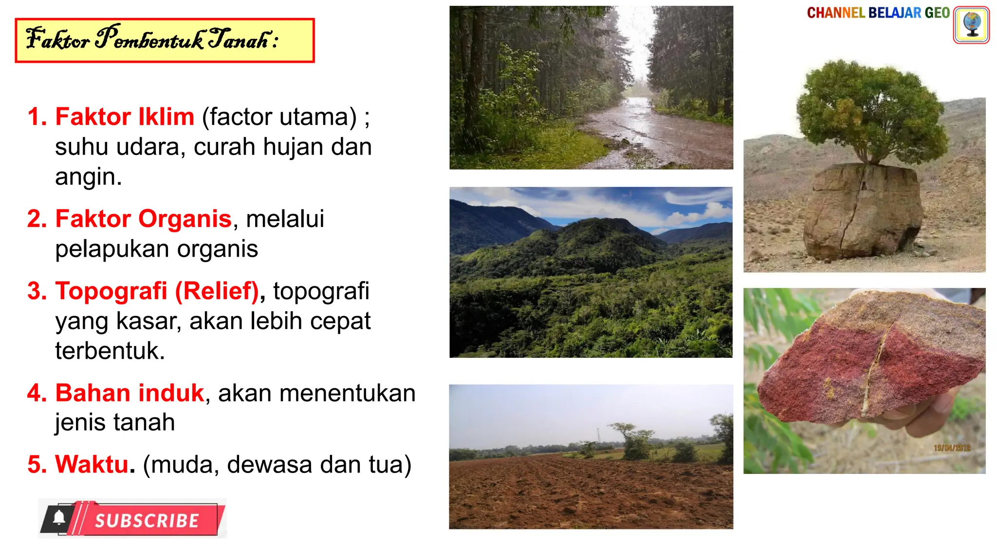 6. Pedosfer pembentukan profil tanah jenis dan konservasi tanah | PDF