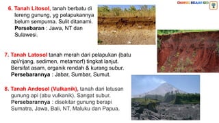 6. Pedosfer pembentukan profil tanah jenis dan konservasi tanah | PDF