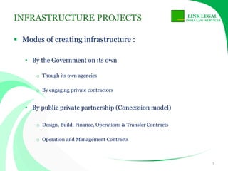 Infrastructure Projects and Construction contracts in ppp | PDF