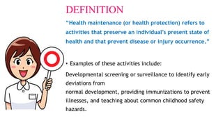 Health Promotion (Community Health Nursing) | PPTX