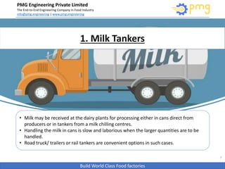Milk Tankers and it's unloading.pptx.... | PPTX