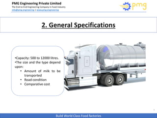 Milk Tankers and it's unloading.pptx.... | PPTX