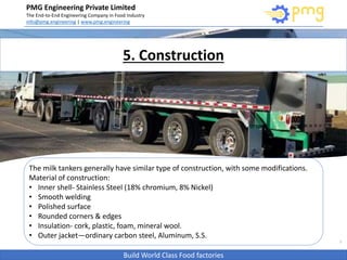 Milk Tankers and it's unloading.pptx.... | PPTX