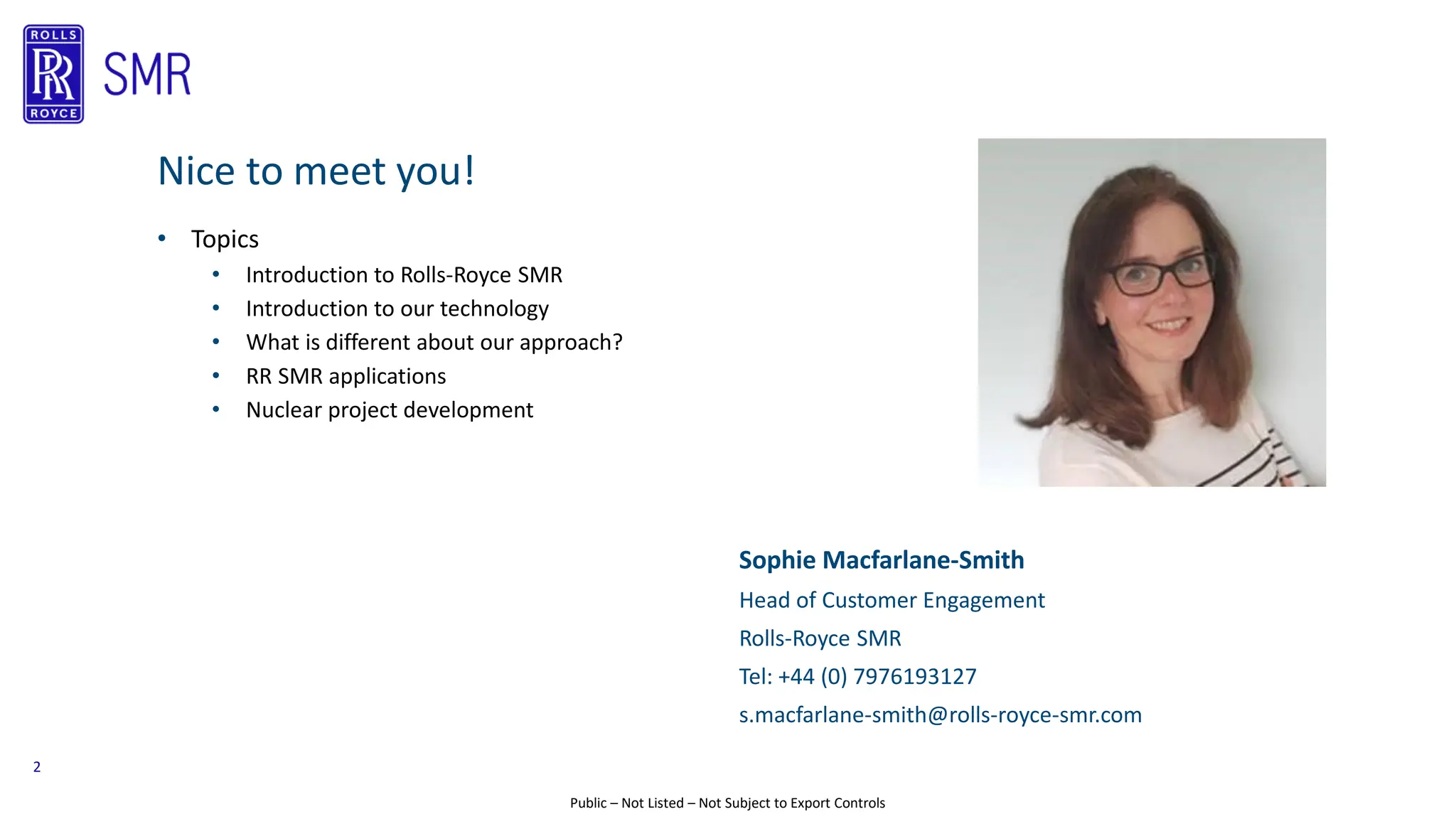 Dutch Power Event 6. Sophie Macfarlane-Smith - Rolls Royce SMR | PDF