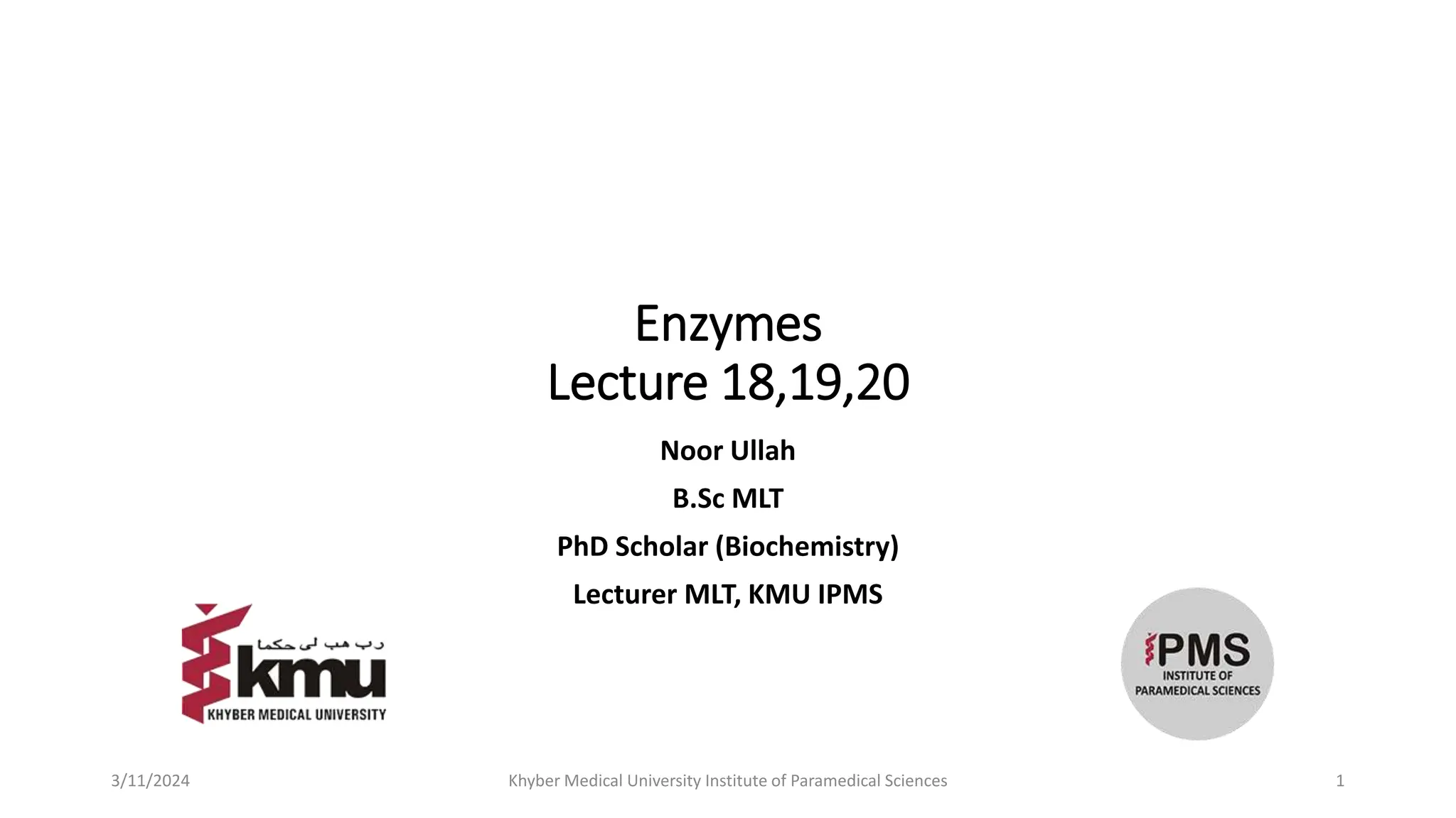6. Enzymes.biochemistry of enzyme..pptx. | PPTX