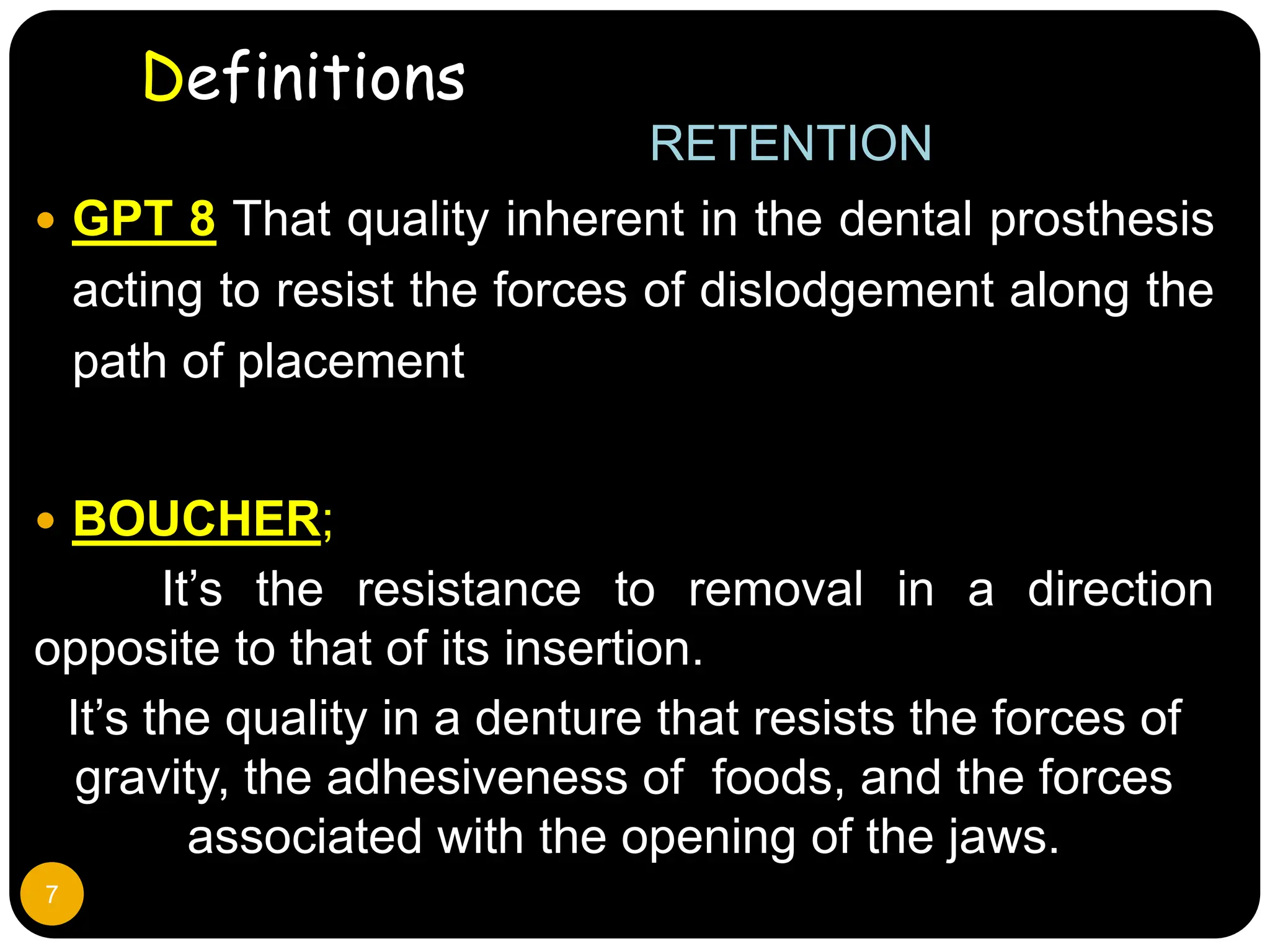6.Retention, stability and support in complete denture.pptx