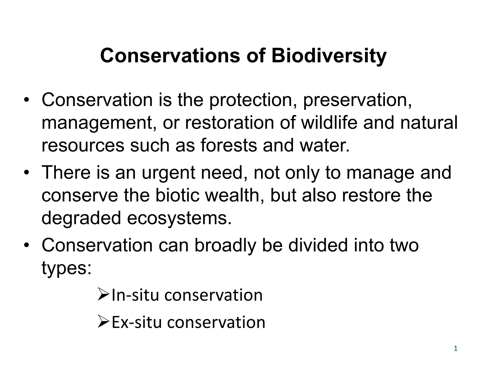 6. Concept of in situ and ex situ conservation.pptx