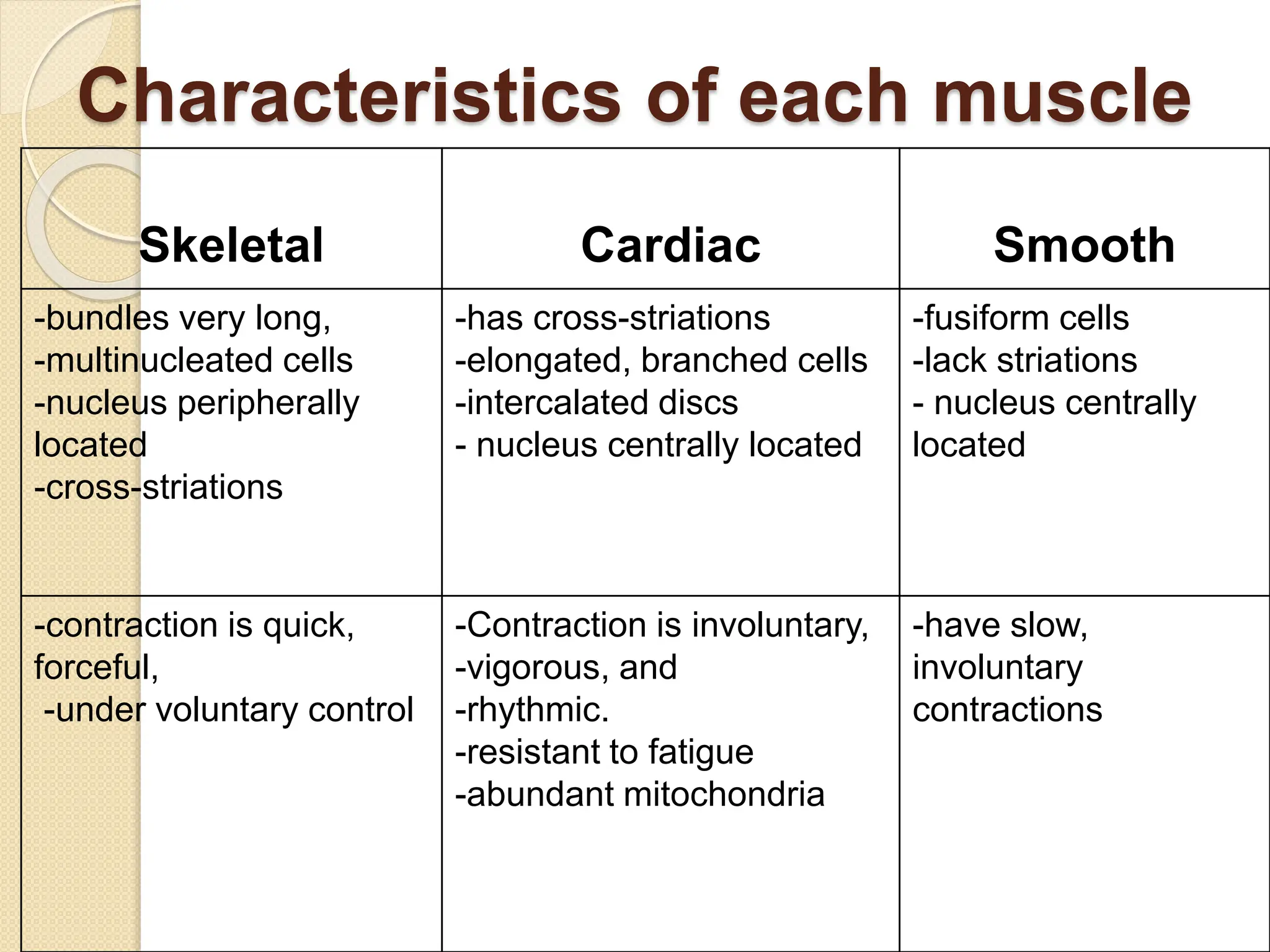 6. MUSCLE TISSUE. MEDICAL studies for pptx | PPTX