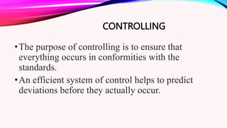 6. MGT functions-Controlling.pptxhahehje | PPT