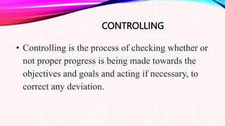 6. MGT functions-Controlling.pptxhahehje | PPT