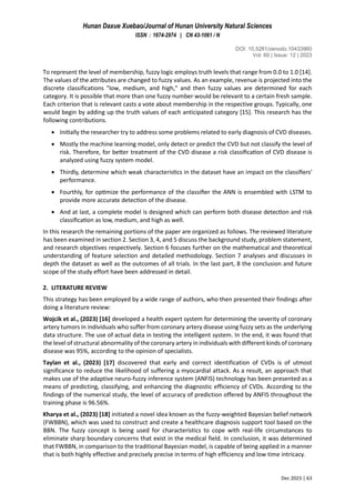 CARDIOVASCULAR DISEASE DETECTION USING MACHINE LEARNING AND RISK ...