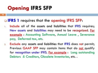 6. Transformation to IFRS accounting and finance | PDF