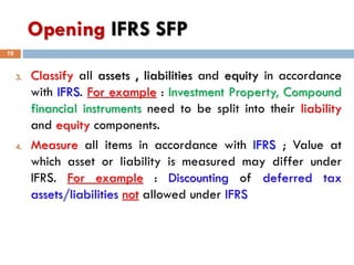6. Transformation to IFRS accounting and finance | PDF
