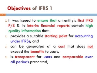 6. Transformation to IFRS accounting and finance | PDF