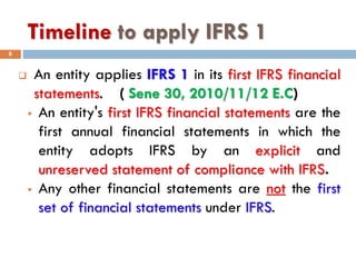 6. Transformation to IFRS accounting and finance | PDF