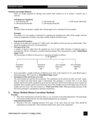 BIOLOGICAL ASSAY OF ANTIBIOTICS , VITAMIN D , DIGOXIN & INSULIN | PDF