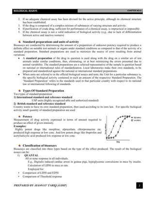 BIOLOGICAL ASSAY OF ANTIBIOTICS , VITAMIN D , DIGOXIN & INSULIN | PDF