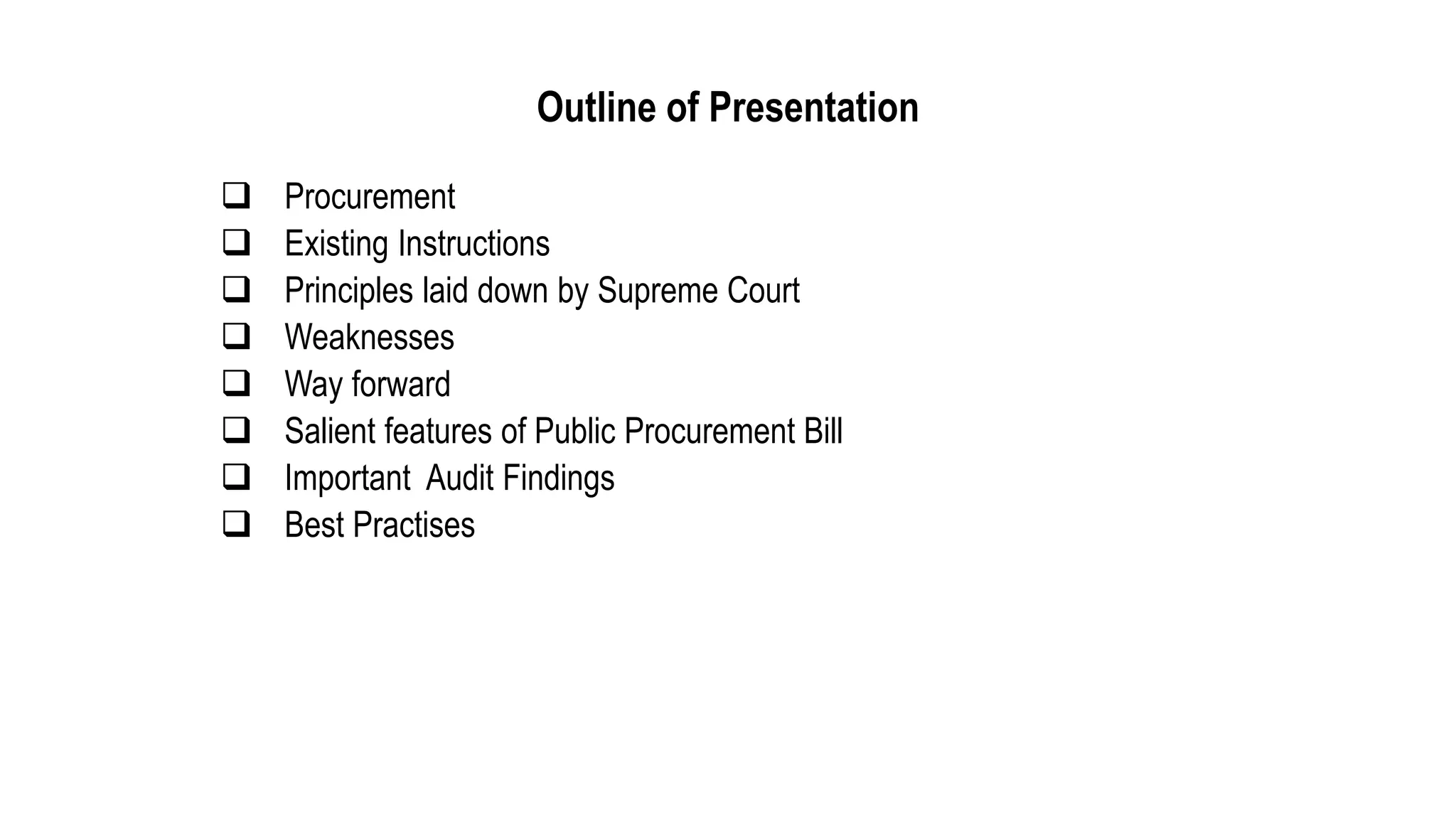 6. Public Procurement Processes.pptUGUGx | PPTX