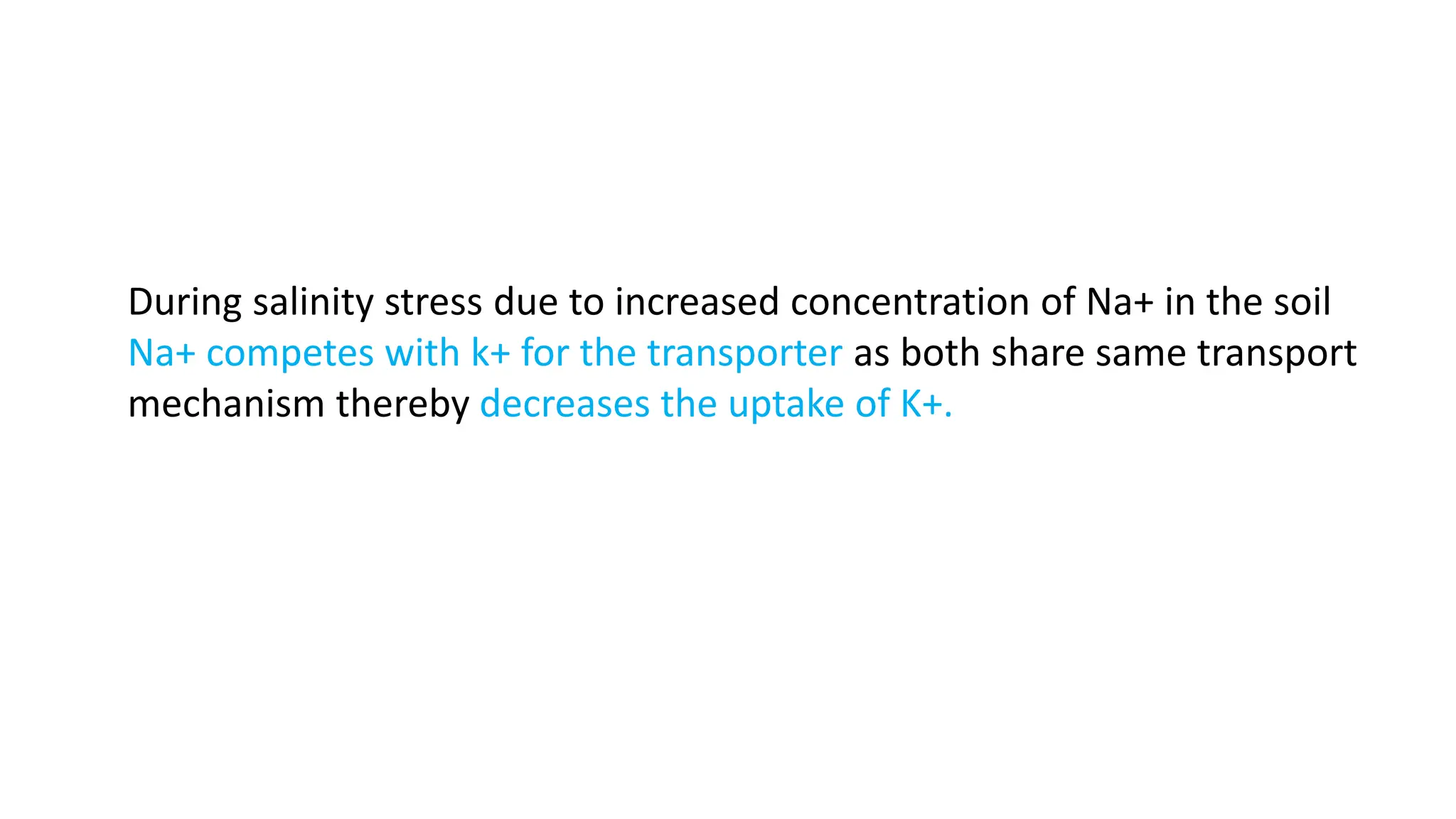 Molecular responses to salinity stress | PPTX