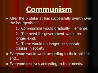 6. Week 5 Communism Marxism.ppt, International Relations | PPT