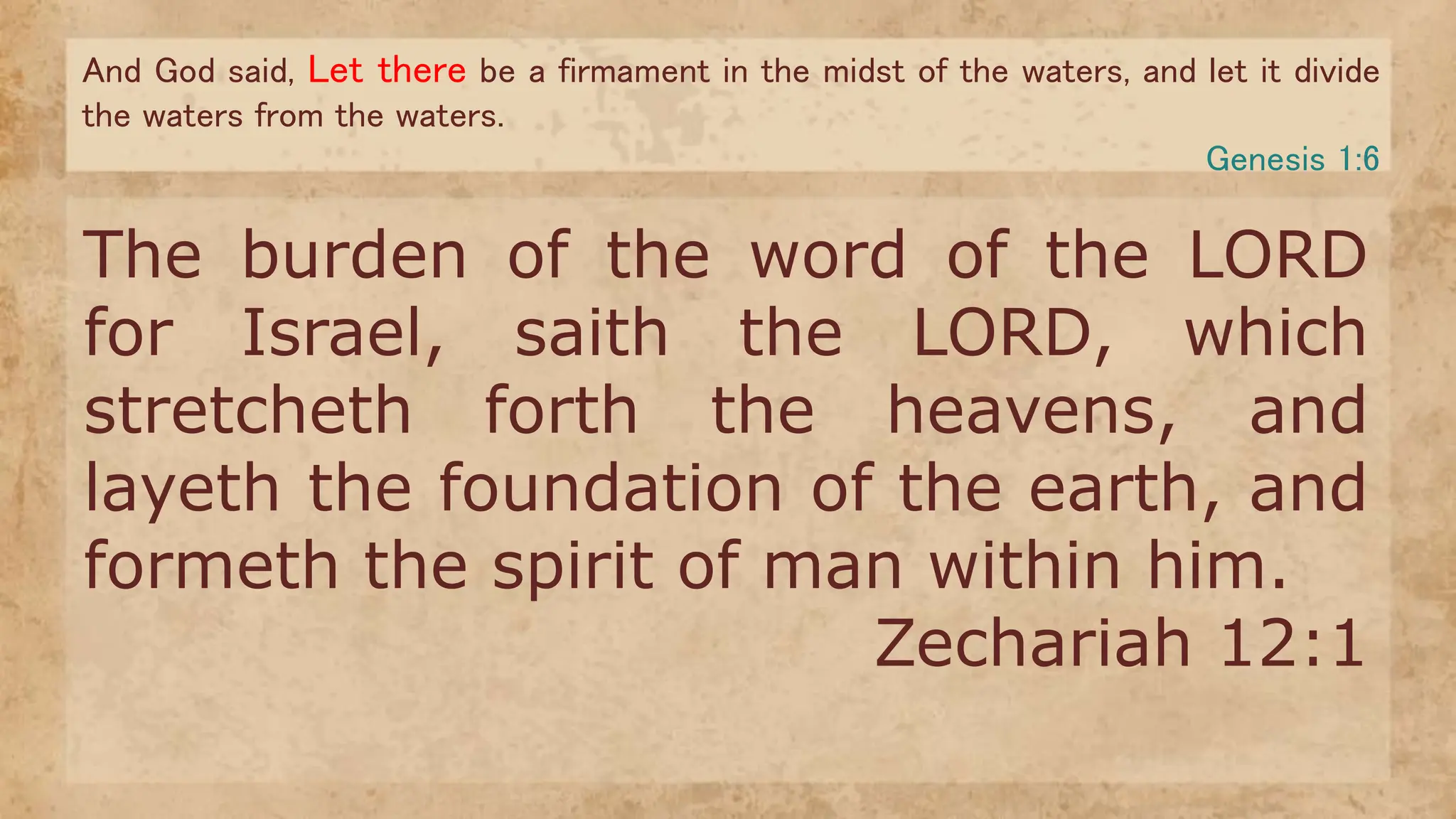 Genesis 1:6 || Meditate the Scripture daily verse by verse | PPTX