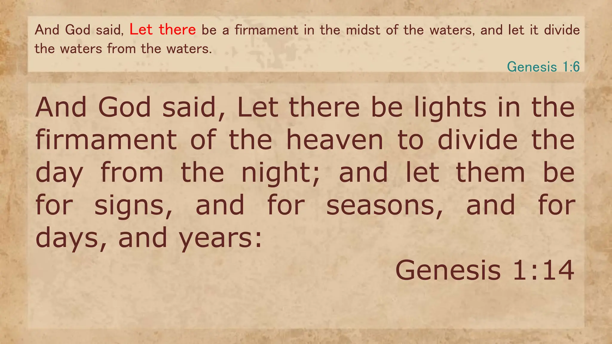 Genesis 1:6 || Meditate the Scripture daily verse by verse | PPTX