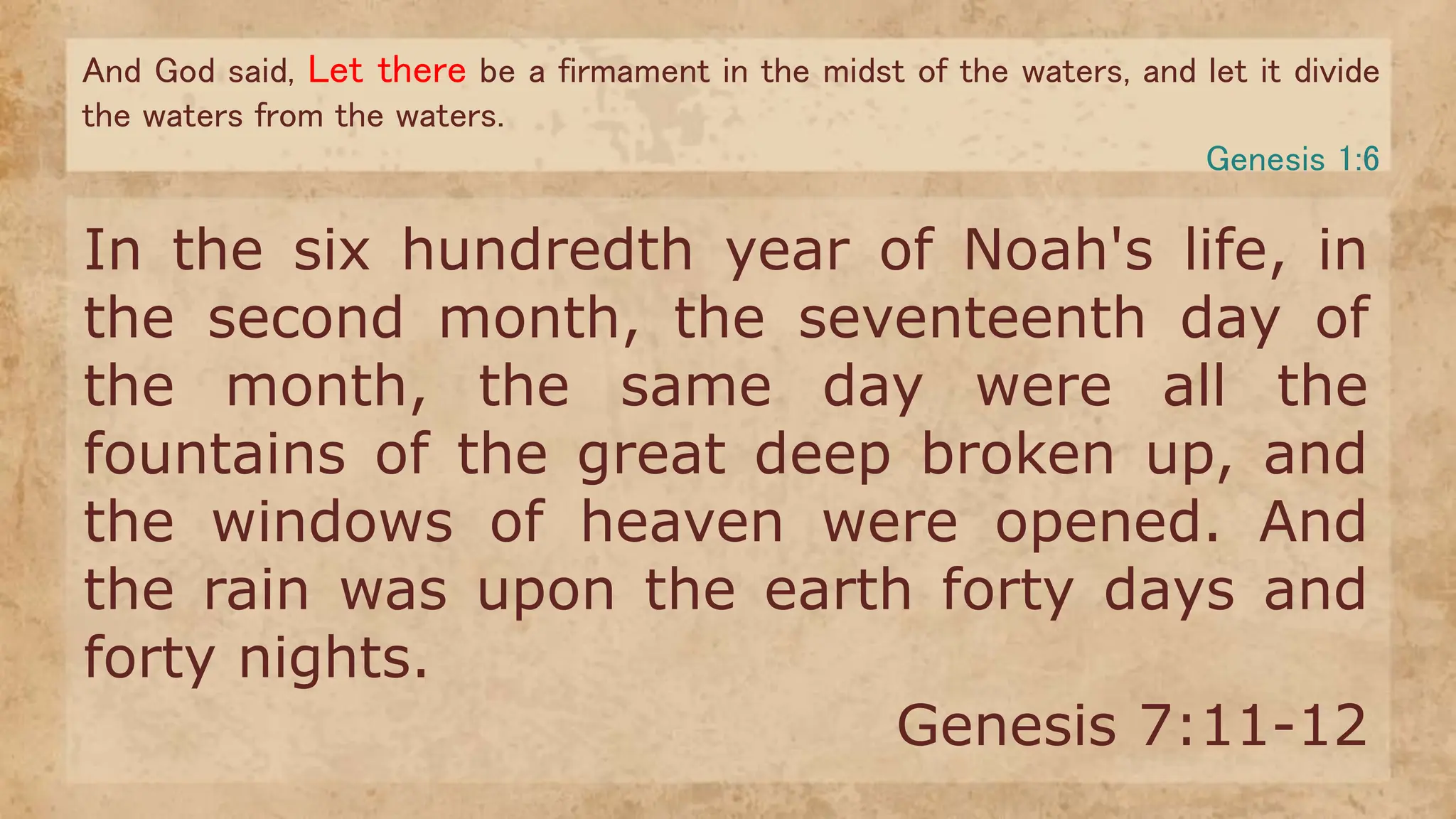 Genesis 1:6 || Meditate the Scripture daily verse by verse | PPTX