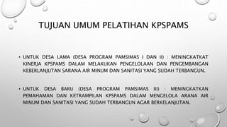 MATERI PELATIHAN UNTUK KPI 3 Pamsimas III.pptx