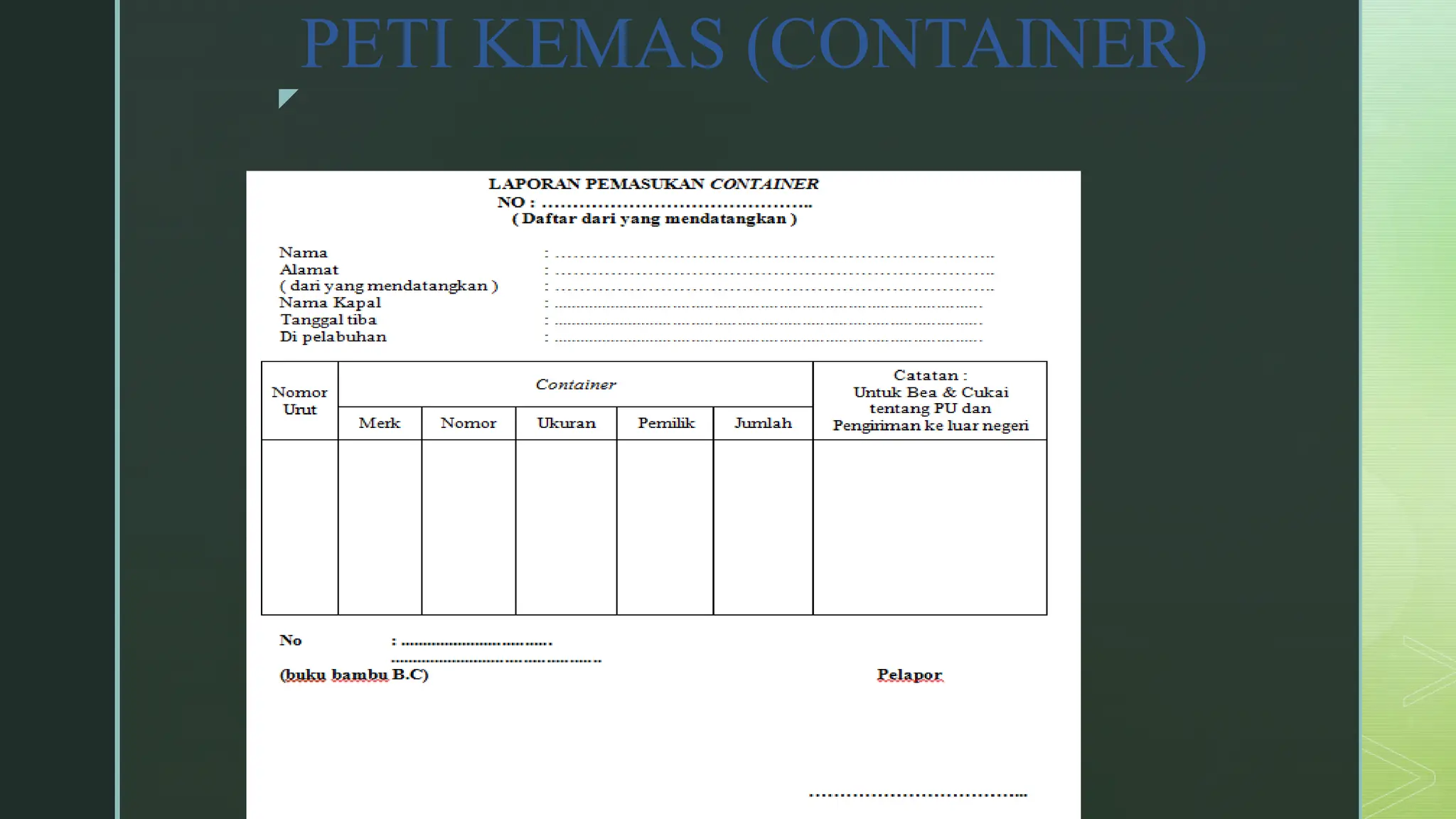6. CONTAINER (MATKUL CARGO HANDLING) .ppt