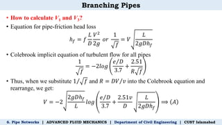 Pipe Networks series and parallel pipes. | PDF