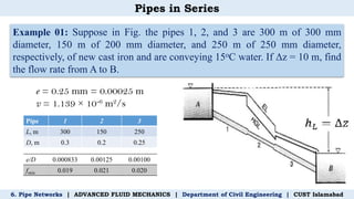 Pipe Networks series and parallel pipes. | PDF