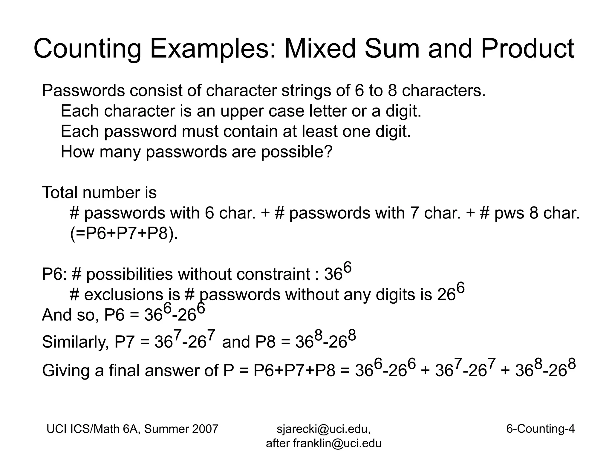 Countig Principles for First Year University.ppt
