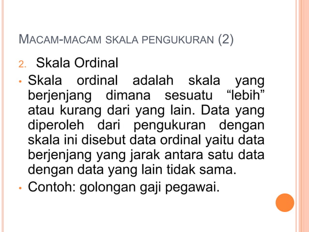 skala likert. Skala Pengukuran variabel.ppt