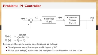 PI,PD PID Controllers with problems التحكم الخطى | PPT