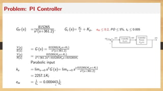 PI,PD PID Controllers with problems التحكم الخطى | PPT