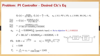 PI,PD PID Controllers with problems التحكم الخطى | PPT