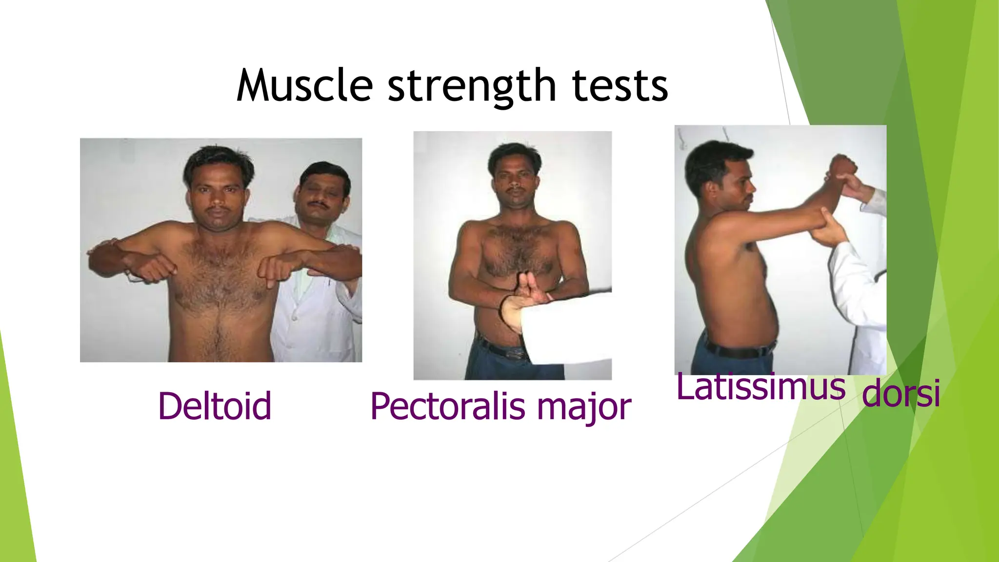 Shoulder Examinations and assessment PPT | PPTX